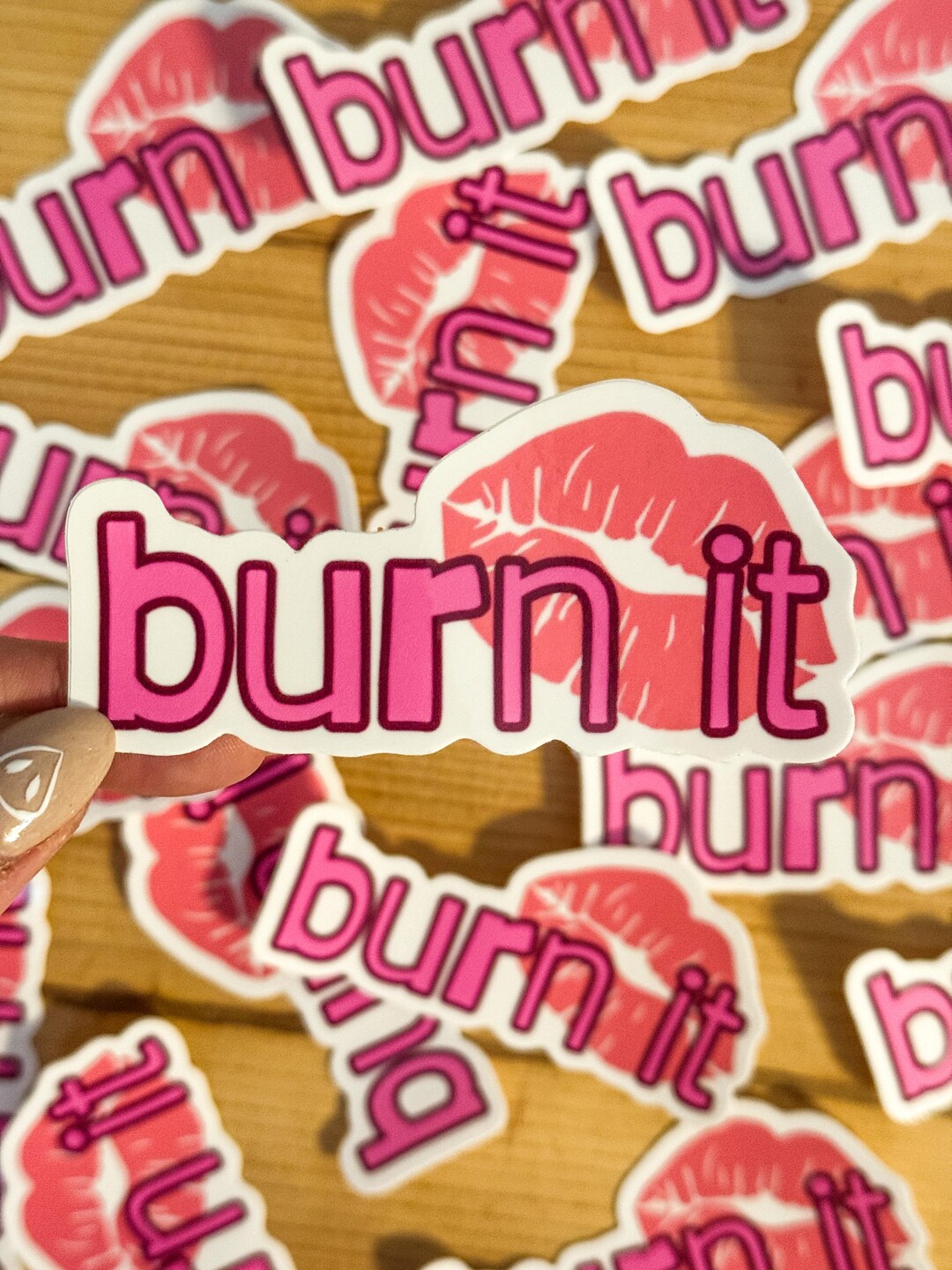 Caroline Forbes Burn It Sticker | the Vampire Diaries - Etsy