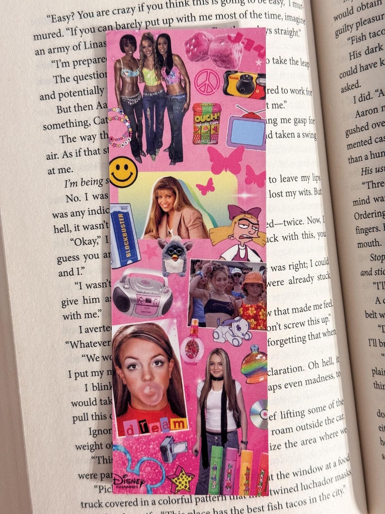 Y2K Pop Girl Nostalgia Bookmark | 90s—00s Girlhood - Etsy