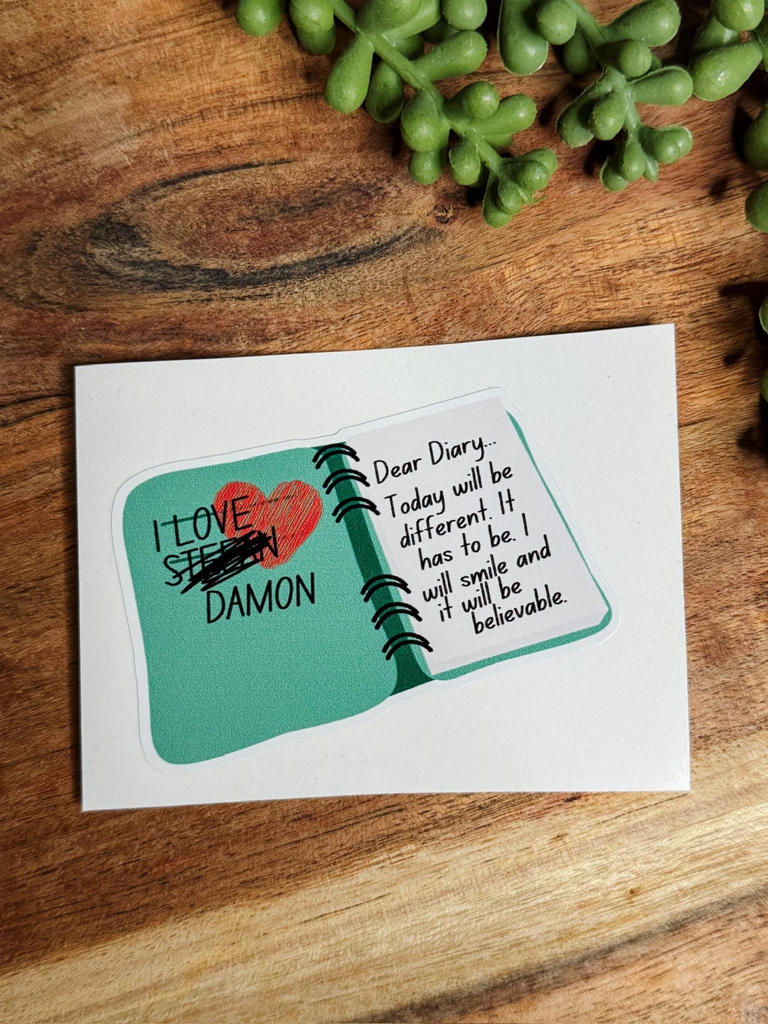 Elena Gilbert's Diary Sticker - Etsy