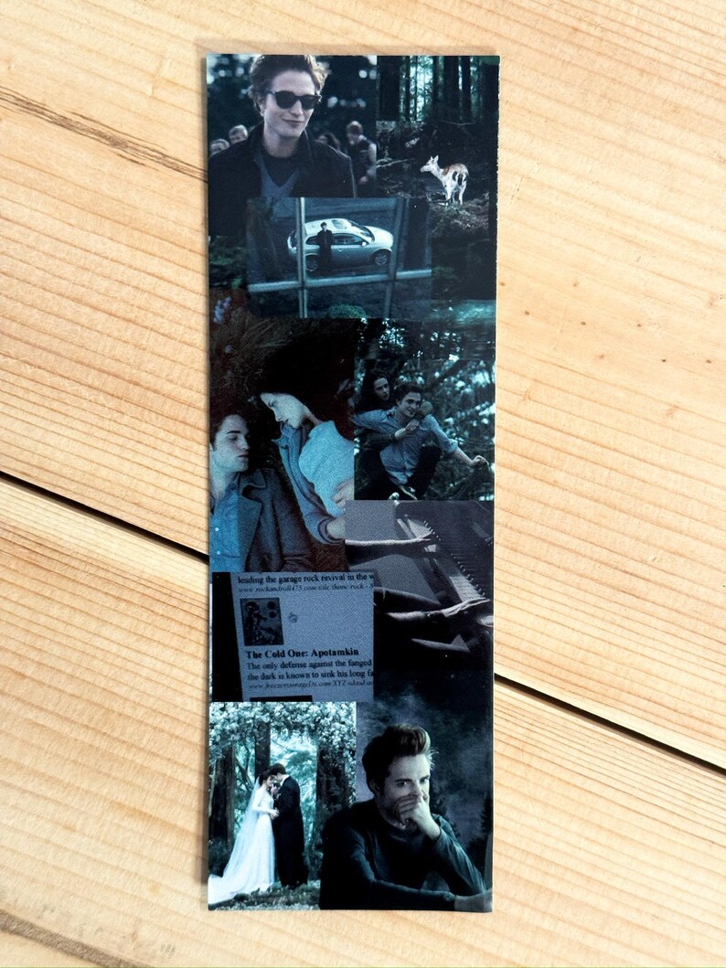 Edward Cullen/jacob Black Bookmark | the Twilight Saga - Etsy