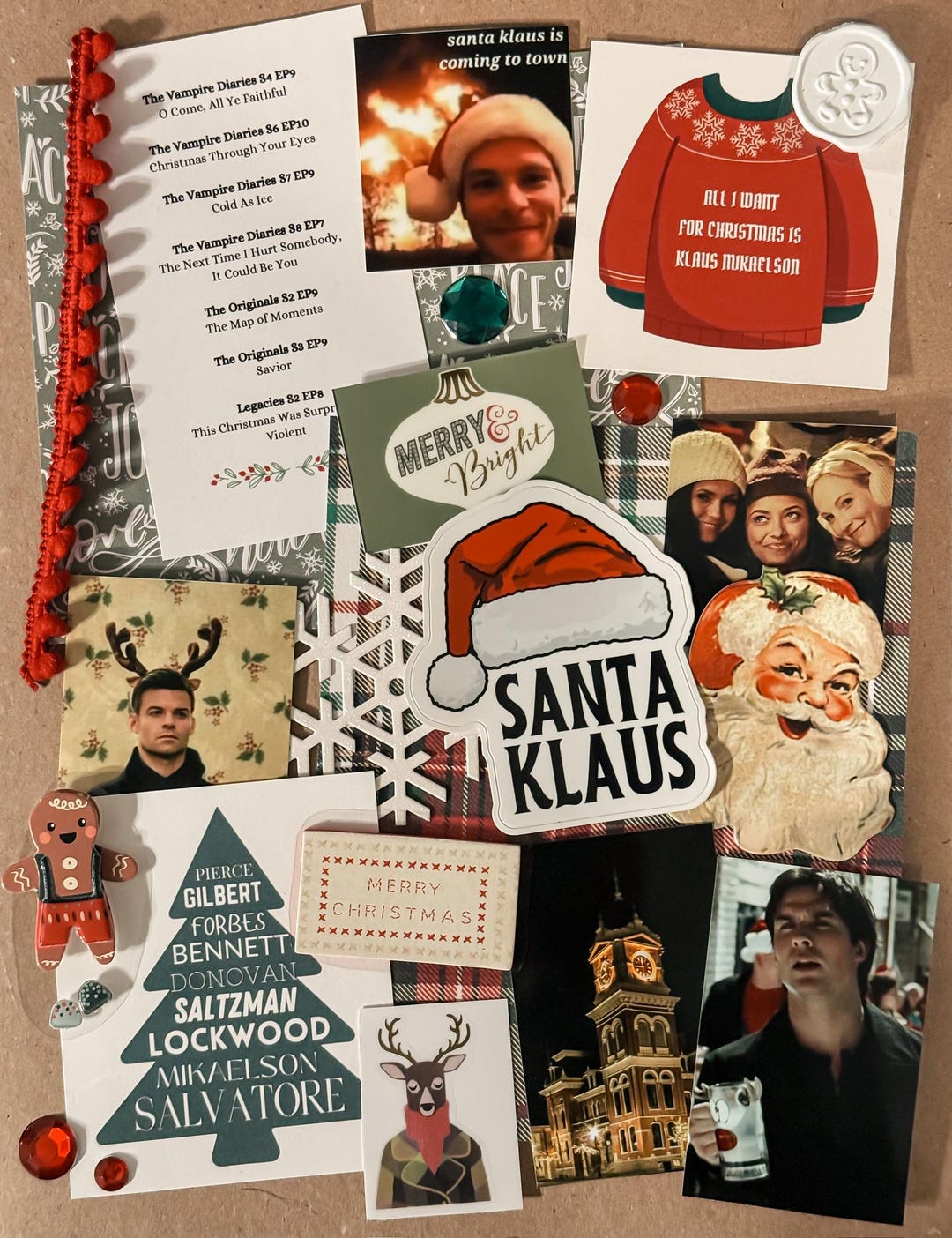 Festive Scrapbook Page Starter Kit | the Vampire Diaries | the ...