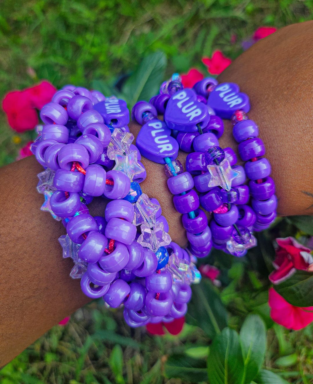 Starry Purple Kandi Set - Etsy