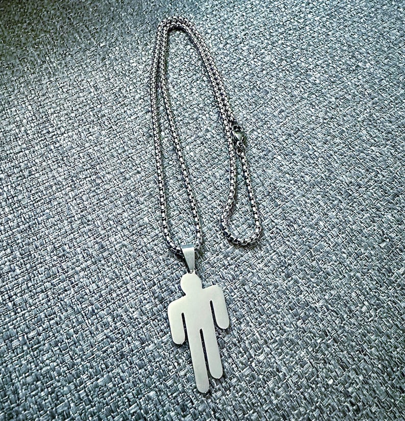 BILLIE EILISH Inspired Blohsh Necklace Tour Music Merch Leaning Stick ...