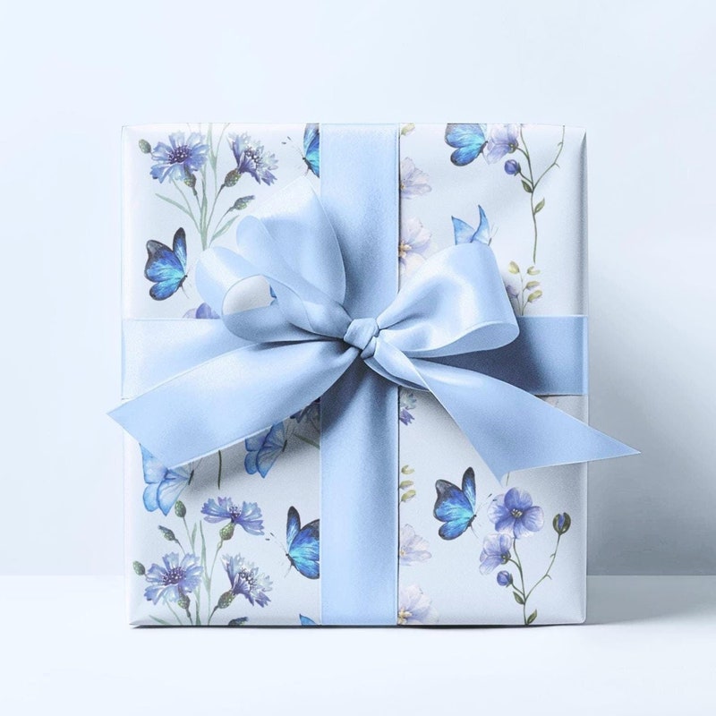 Flower Wrapping Paper - Etsy