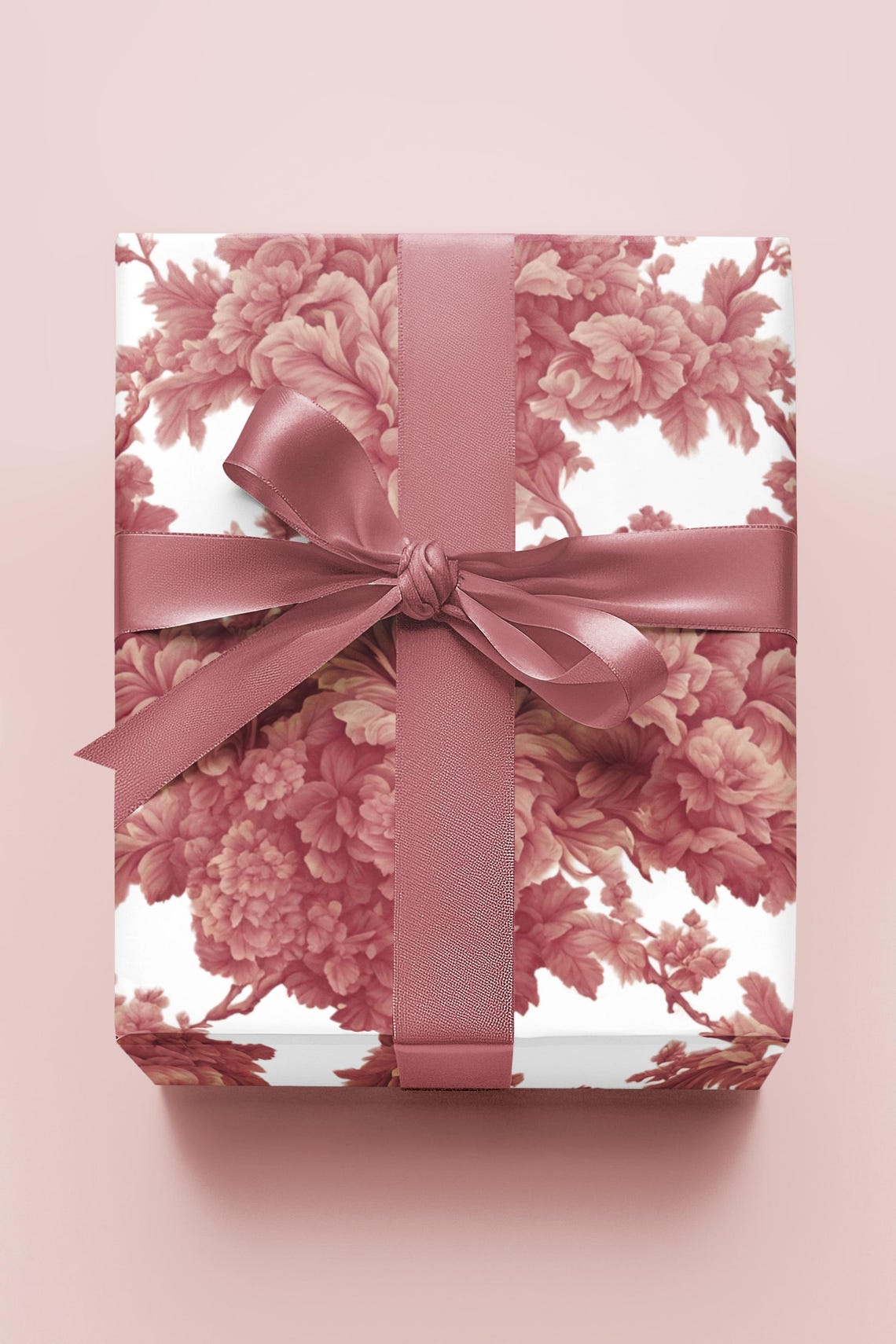 Elegant Mauve Vintage Toile Wrapping Paper Classic French Gift Wrap ...