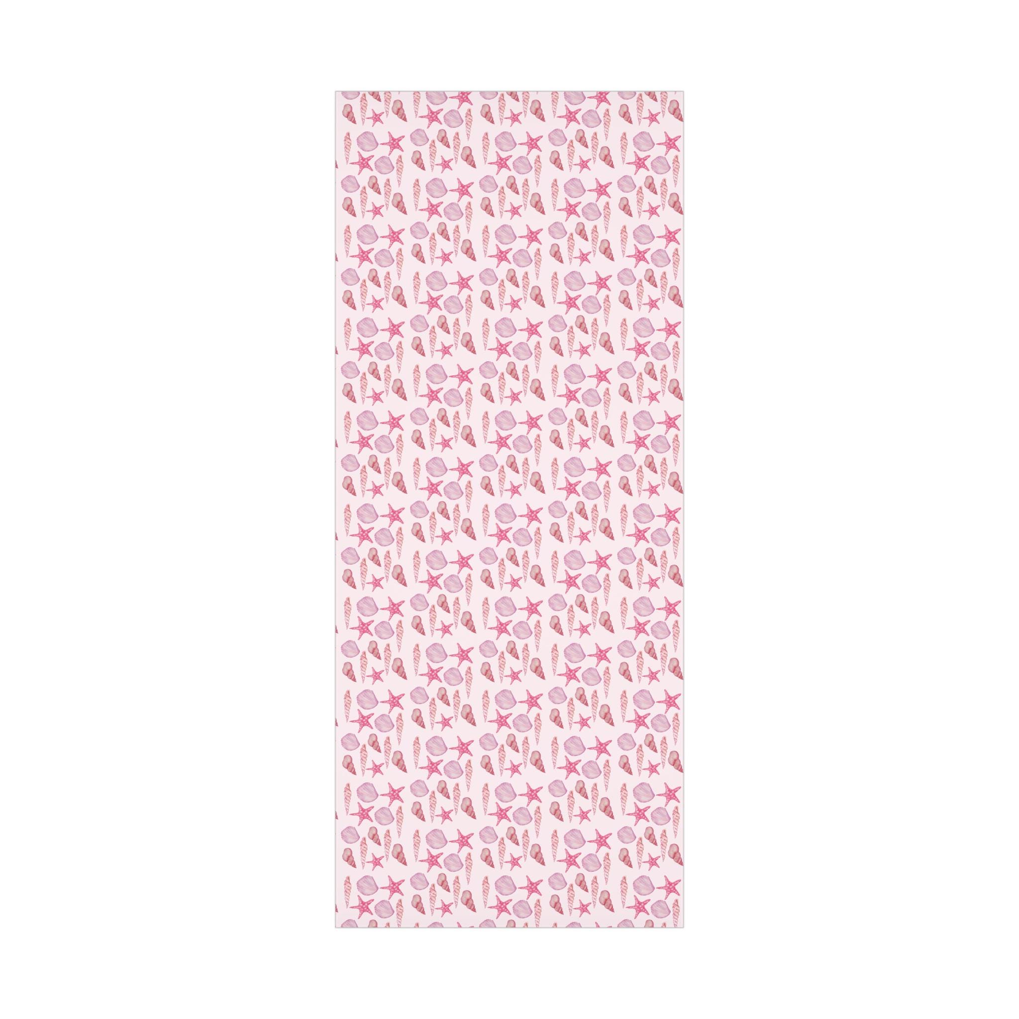 Pink Seashell Gift Wrap: Beach-themed Wrapping Paper - Etsy