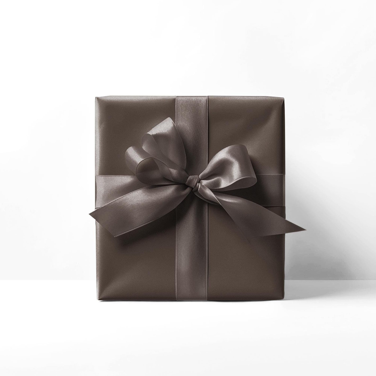 Espresso Brown Wrapping Paper - Chocolate Brown Solid Color Gift Wrap ...