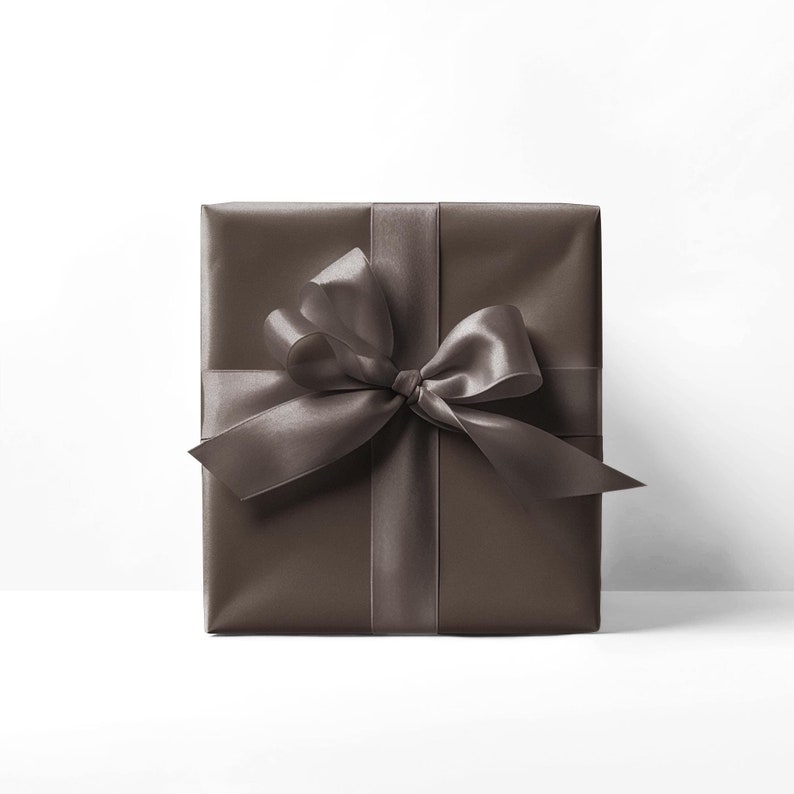 Espresso Brown Wrapping Paper - Chocolate Brown Solid Color Gift Wrap ...