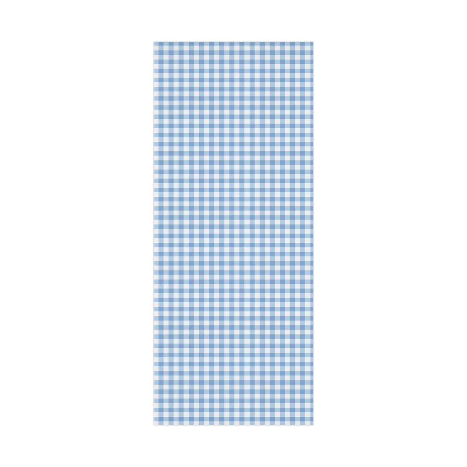 Light Blue Gingham Wrapping Paper - Perfect for Baby Shower, Birthday ...