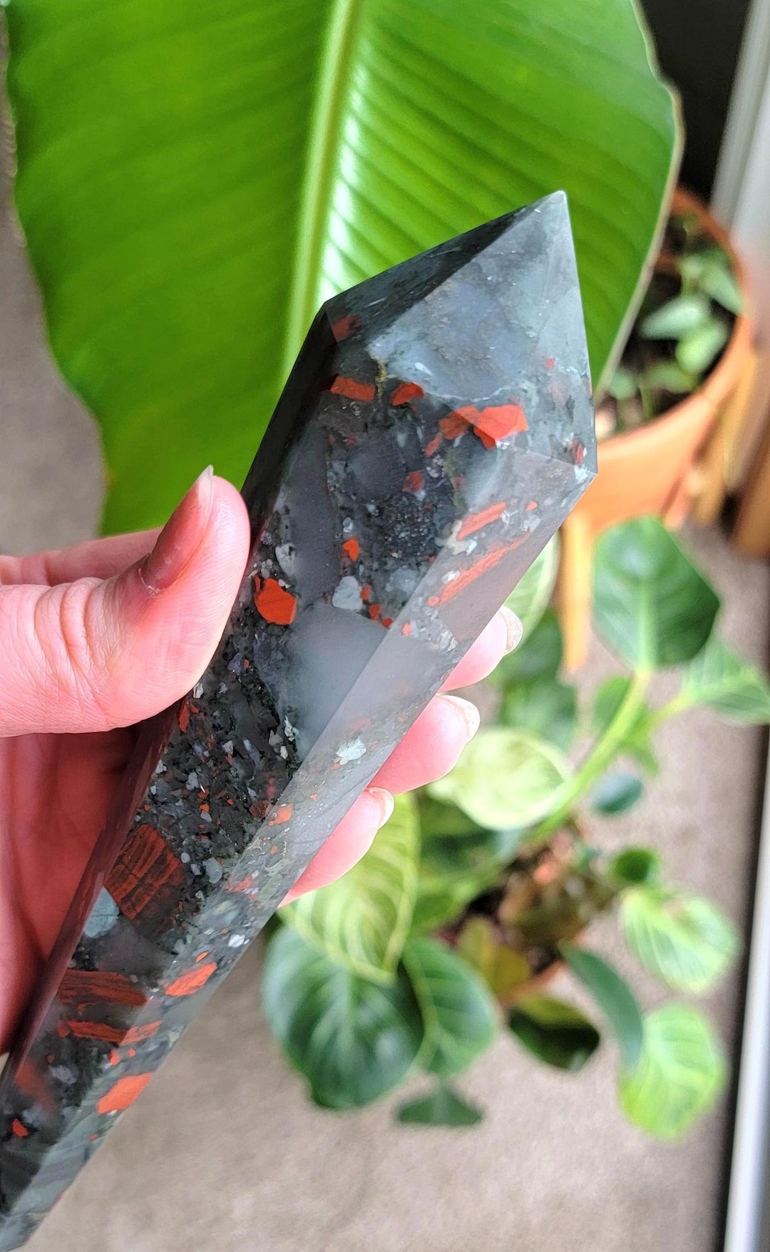 Bloodstone Red Black Point, African Bloodstone Point, African ...