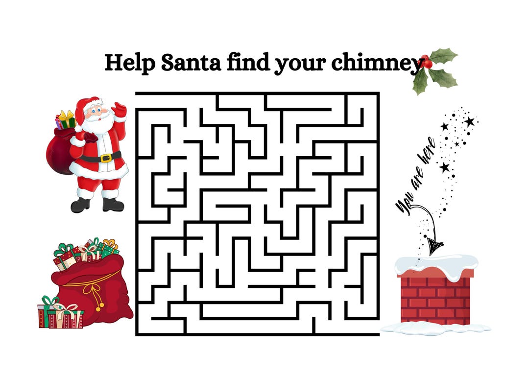 Christmas Wordsearch & Maze Busy Book Activity Pagesactivities for ...