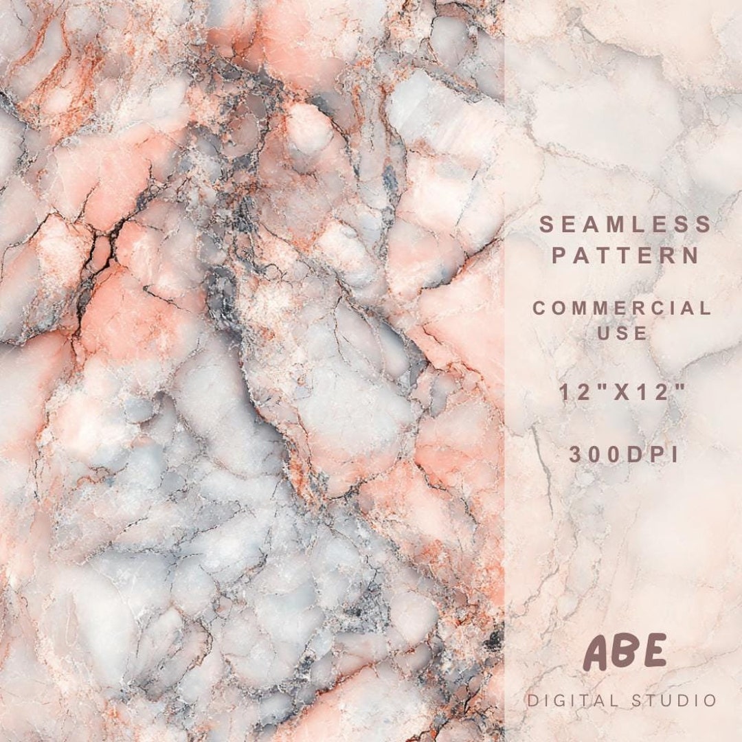 Elegant Pastel Marble Texture, Seamless Pattern, Digital Paper - Etsy