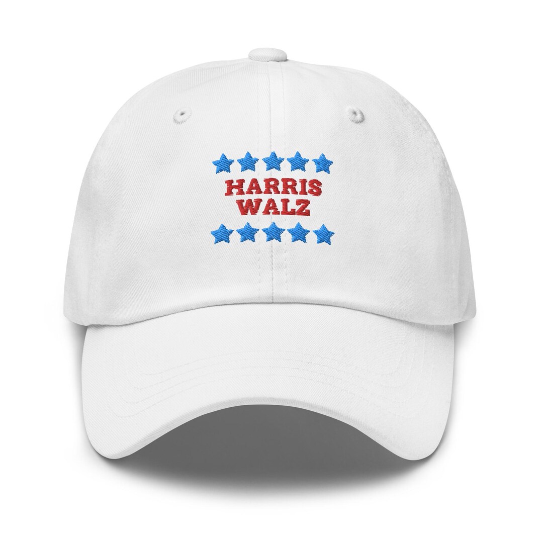 Kamala Harris and Tim Walz Dad Hat - Lead With Integrity & Vision ...