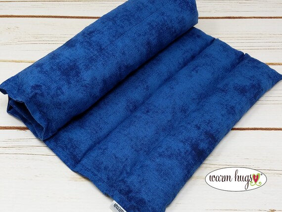 Microwavable Heat Pack Corn Heating Pad Blue 11 X 18 Hot - Etsy