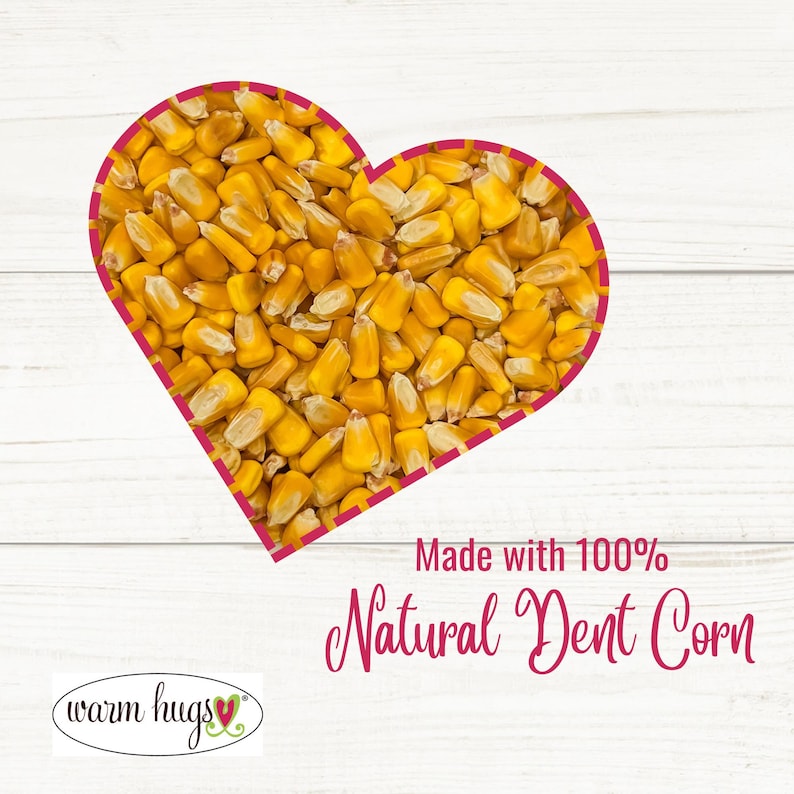 Microwave Corn Heating Pad 7x10, Ice Pack, Warm Hug Corn Bag, Headache ...