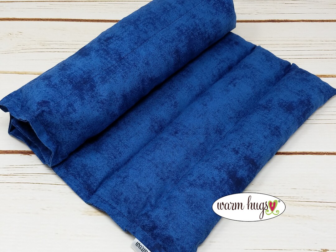 Microwavable Heat Pack, Corn Heating Pad Blue 11 X 18, Hot Cold Therapy ...