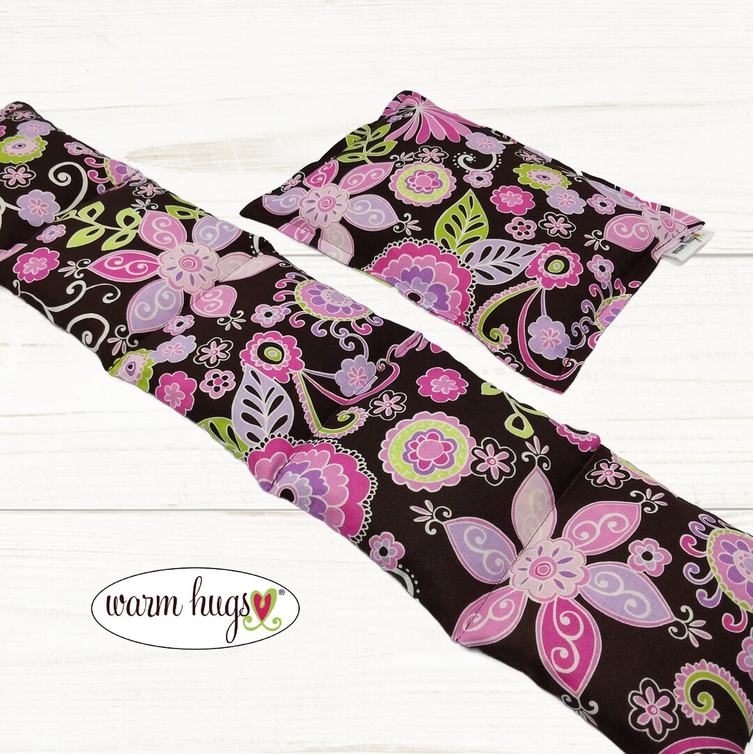 Microwave Corn Heating Pad Set Neck Wrap + Small, Warm Hug, Massage Spa ...