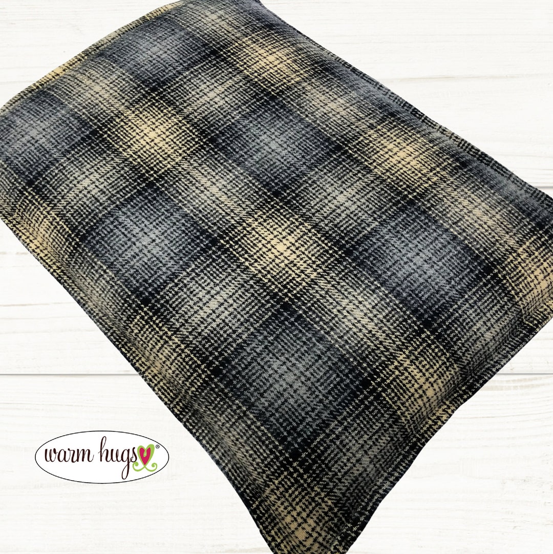 Large Flannel Microwave Heating Pad 10 X 14, Cabin Bed Warmer, Heated ...