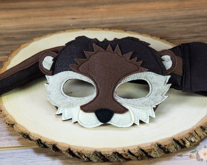 Pip the Otter Felt Mask and Tail - Etsy