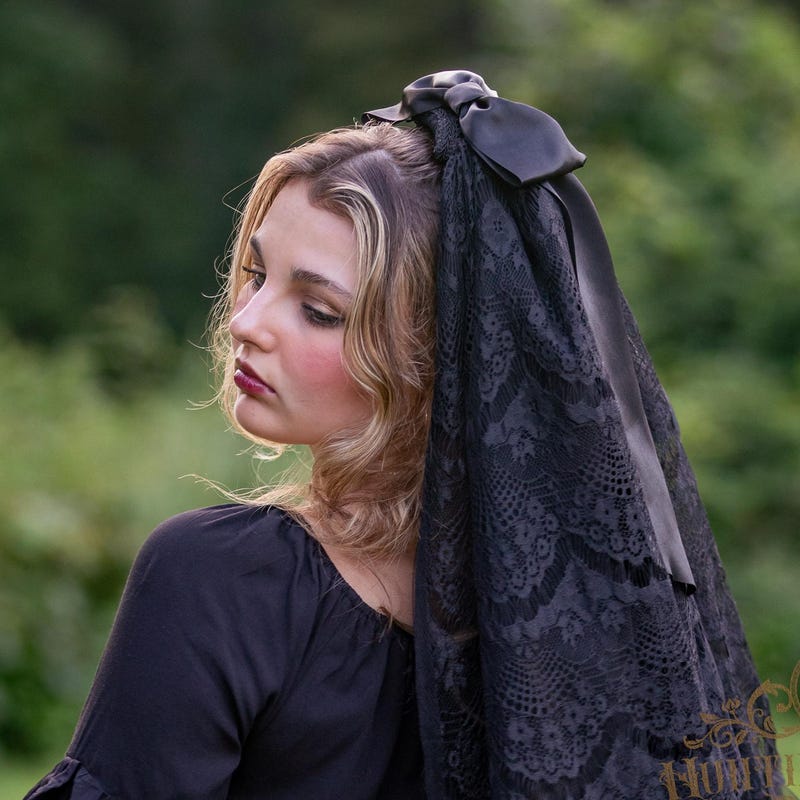 Mourning Veil - Etsy
