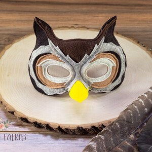 Oliver the Owl Mask for Pretend Play Costume | Etsy