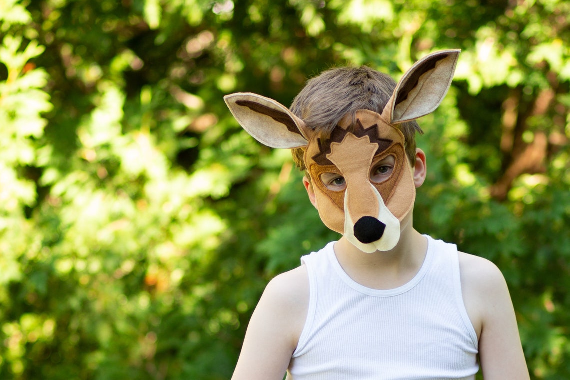 Joey the Kangaroo Felt Mask for Costume | Etsy