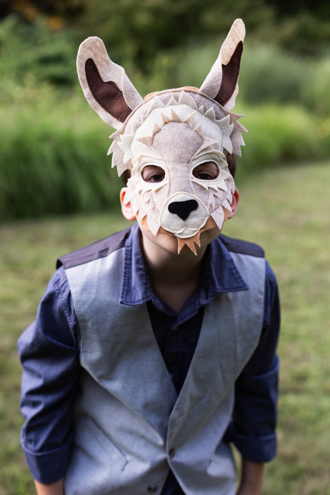 Tina the Llama Felt Mask and Tail Costume - Etsy