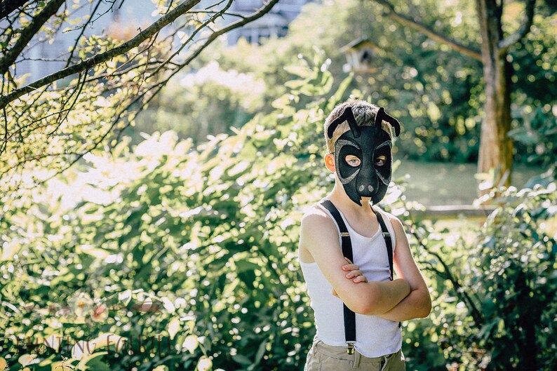 Michael the Black Ant Felt Mask for Pretend Play or Costume | Etsy