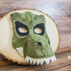 Angus the T-rex Felt Mask and Tail Costume Pretend Play - Etsy