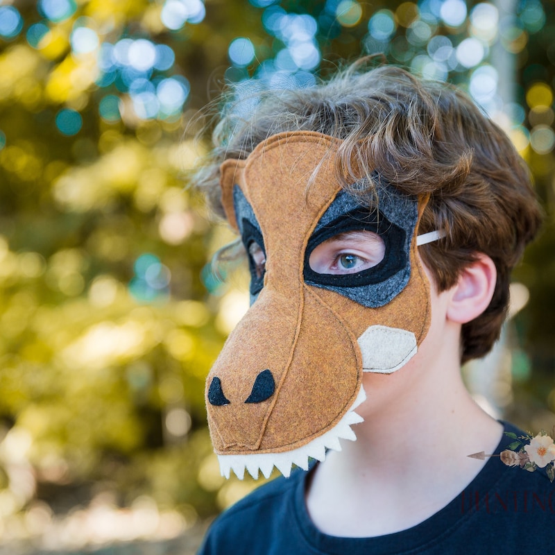 Dino Mask - Etsy