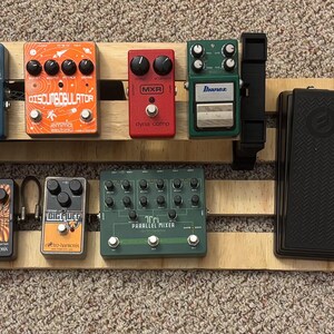2-tier Hardwood Guitar Effects Pedalboard - Etsy
