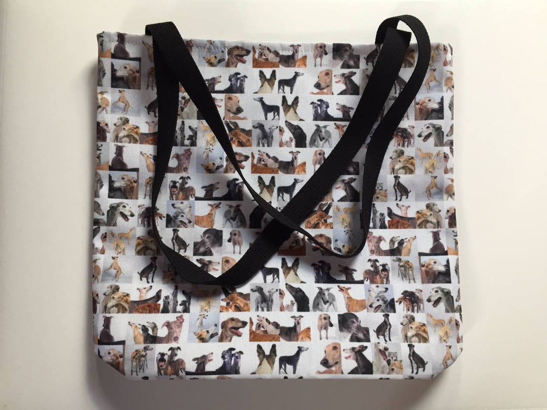 Collage GREYHOUNDS Medium Tote Bag - Etsy