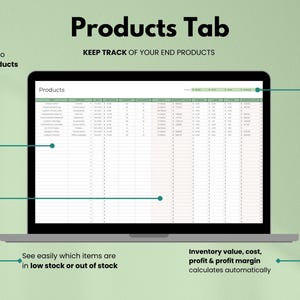 Inventory Tracker Google Sheets, Inventory Spreadsheet for Small ...