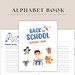 Alphabet Tracing Printables, Alphabet ABC Book, Handwriting Practice ...