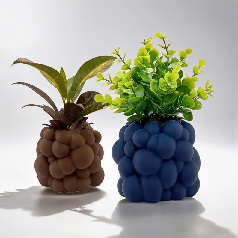 Bubbles Planter | Bubbles Textured Pot | Bubbles Indoor Planter | Modern Bubbles Decor | Unique ...