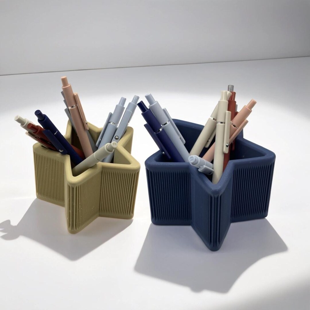 Star Pen Holder Star Shaped Desk Organiser Star Pen Holder Decorative ...
