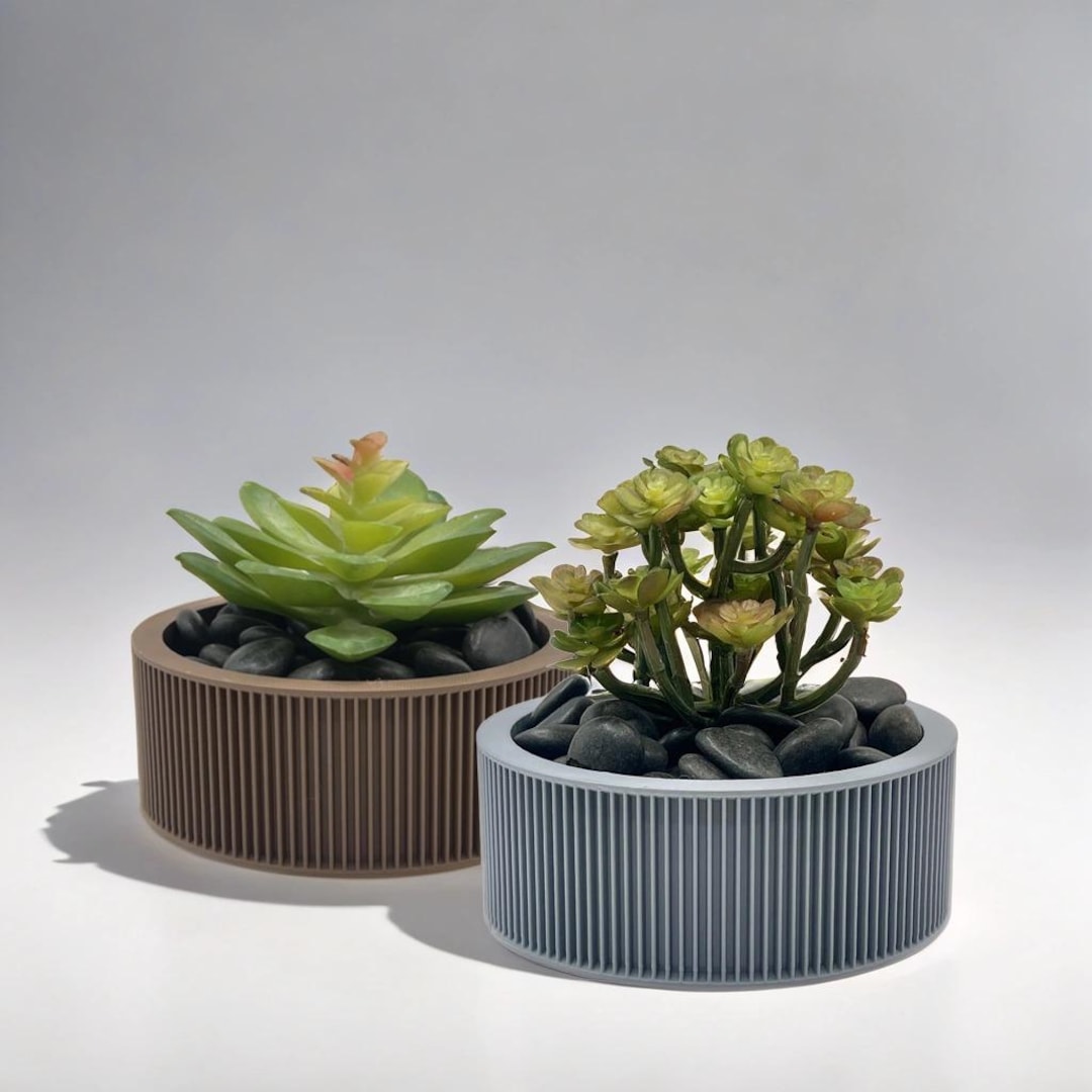 Short Cylinder Planter | Cylinder Plant Pot | Modern Short Planter ...