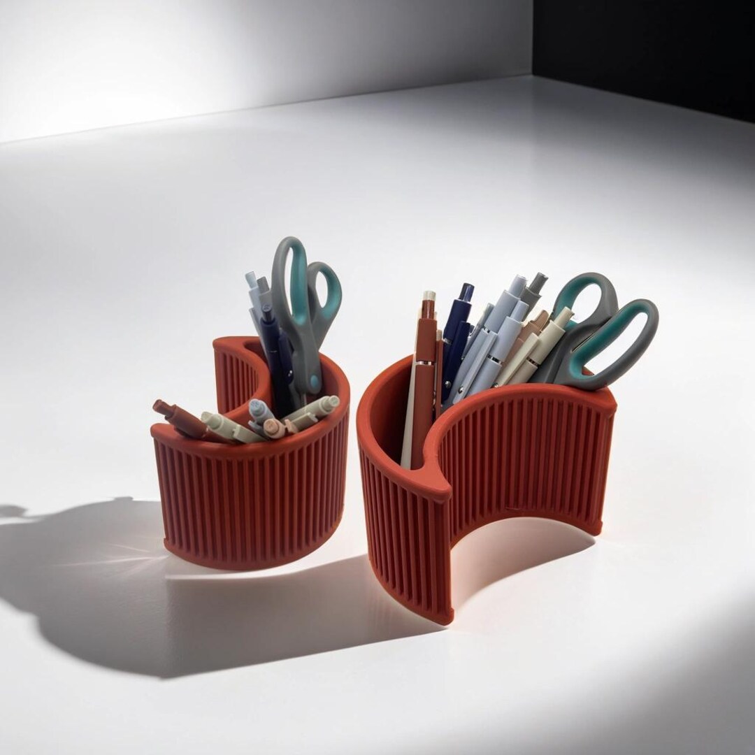 Moon Pen Holder Moon Shaped Desk Organiser Moon Desk Organiser ...