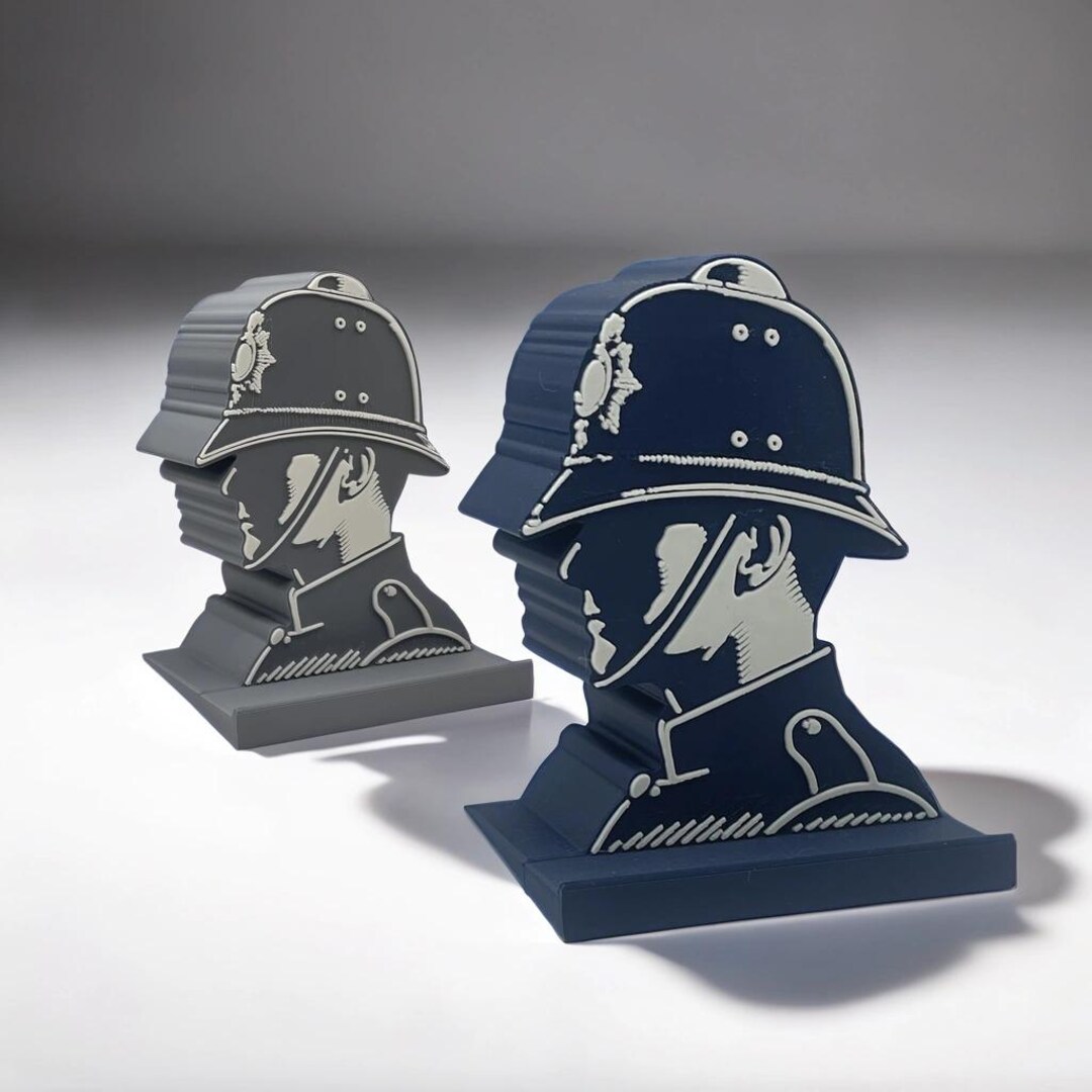 Policeman Phone Holder Silhouette Phone Holder Policeman Fun Phone ...