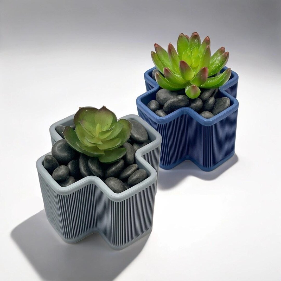 Plus Planter | Cross-shaped Plant Pot | Modern Indoor Planter ...