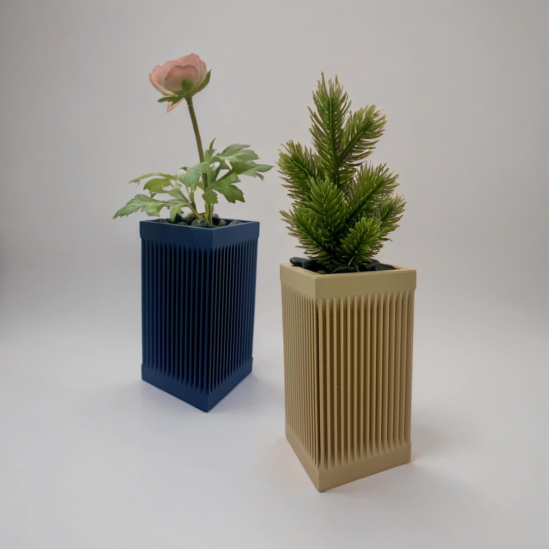 Tall Square Planter | Tall Square Plant Pot | Tall Square Indoor ...