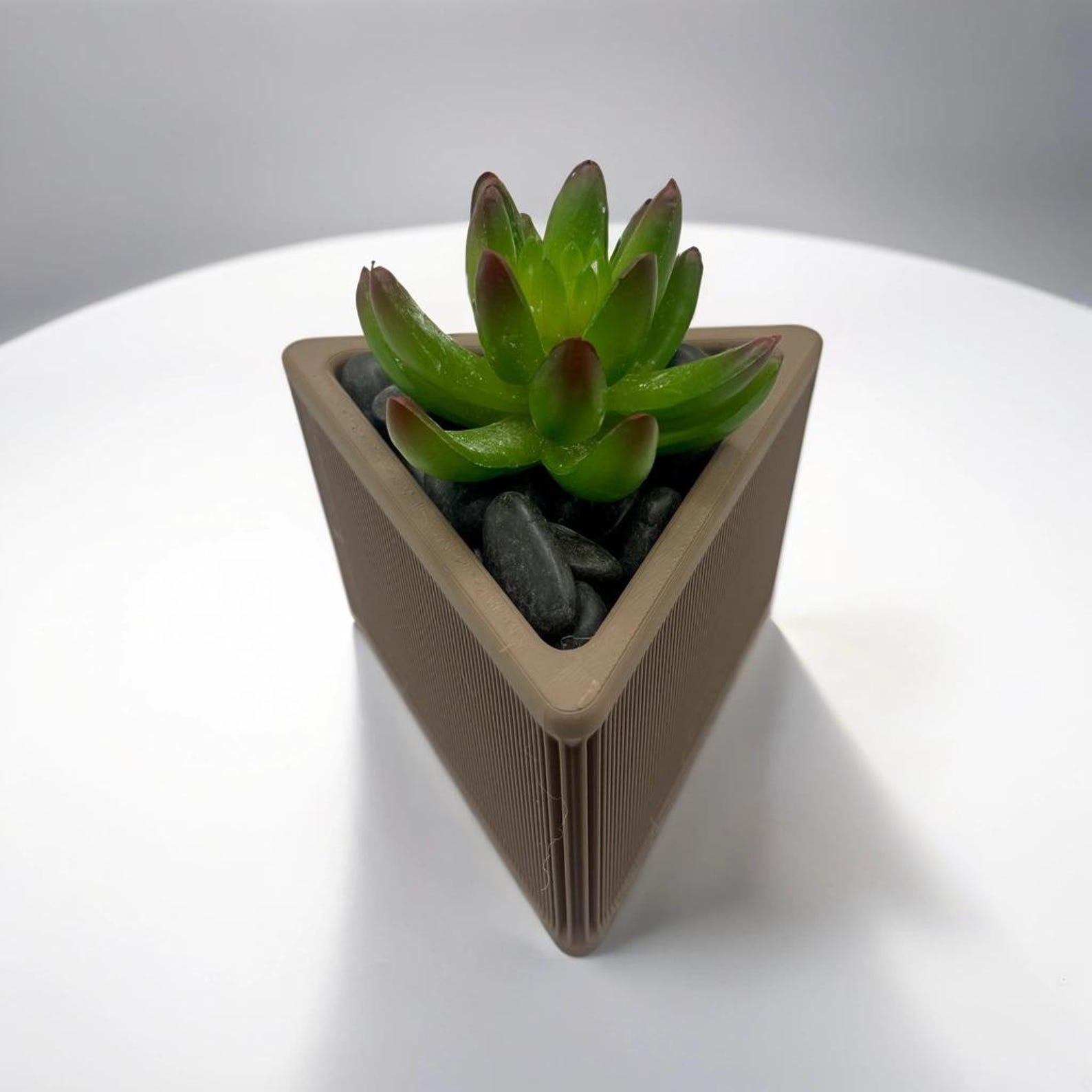 Triangle Planter Triangle Pot Modern Geometric Planter Contemporary ...