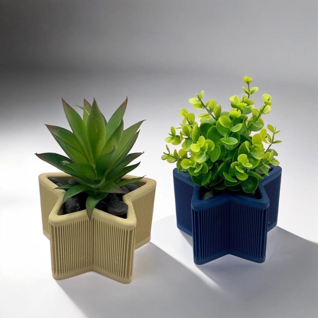 Star Planter Star Pot Star Shaped Planter Modern Geometric Planter ...