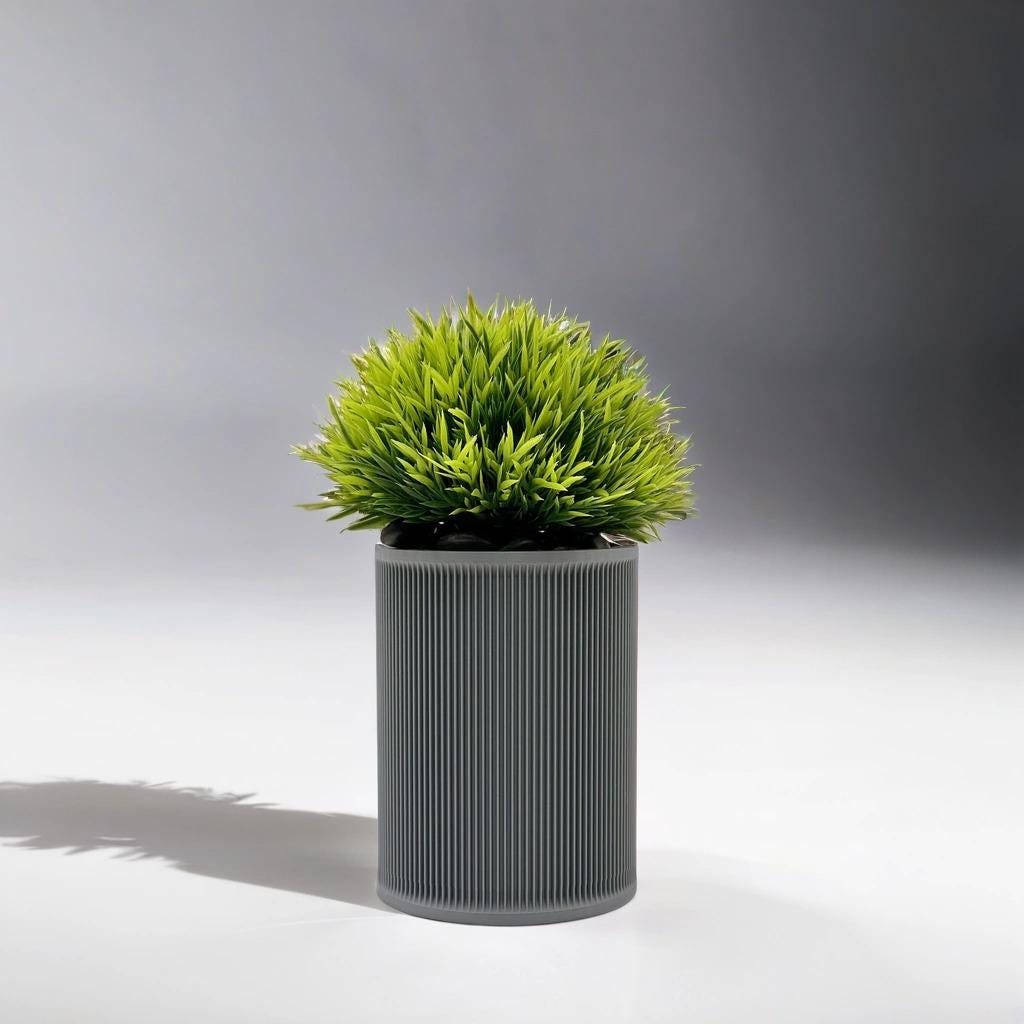 Tall Cylinder Planter Cylinder Planter Modern Cylinder Tall Pot ...