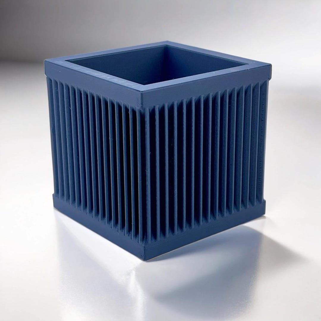 Striped Cube Container | Striped Cube Storage Box | Striped Cube ...