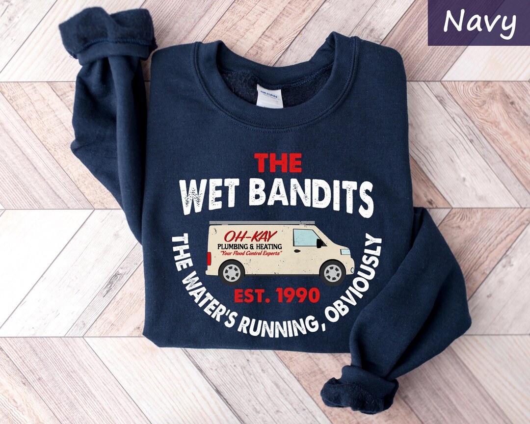 Christmas Movie Sweatshirt, the Wet Bandits, Funny Christmas Shirt ...