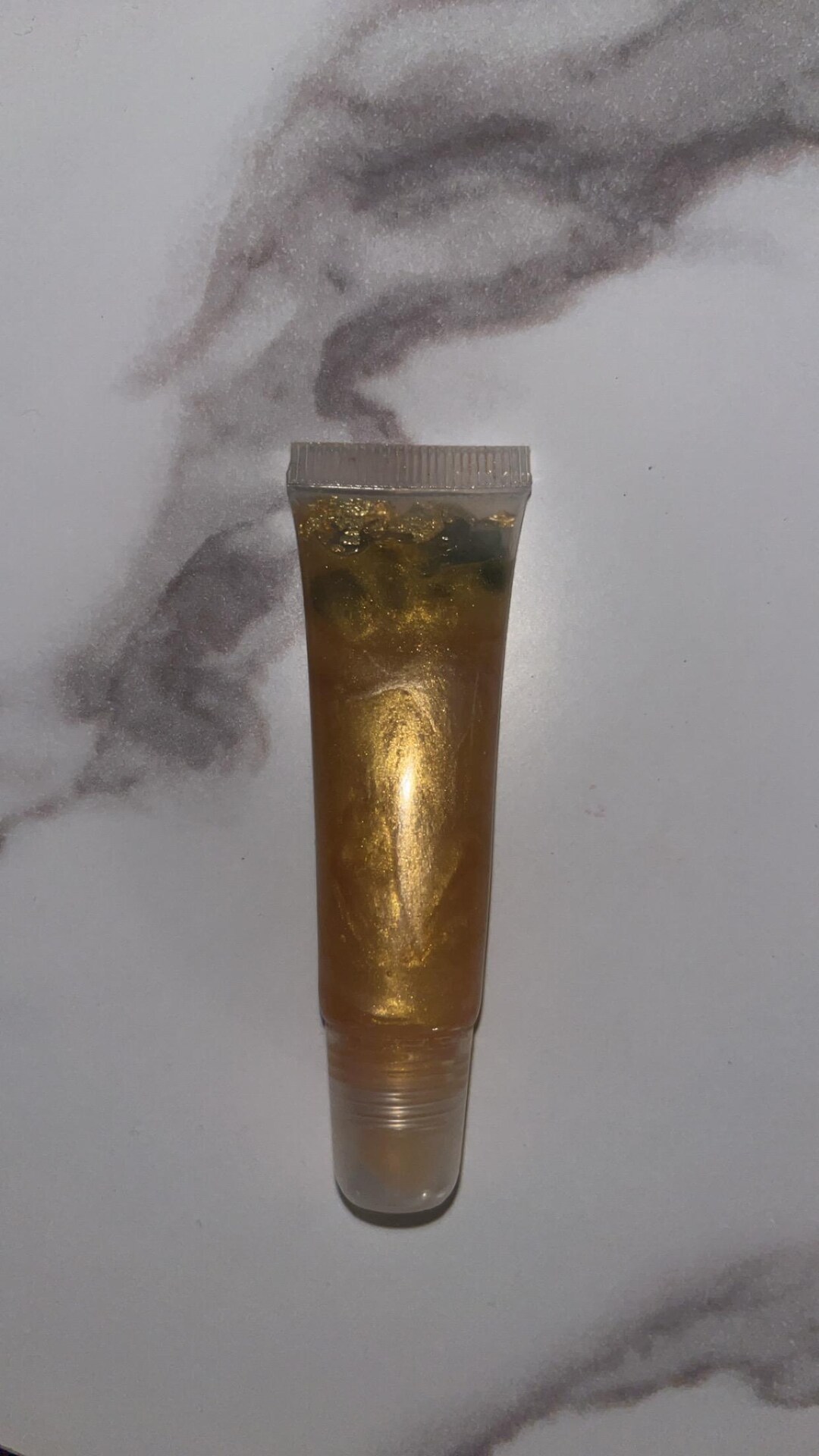 Midas Green Aventurine & Gold Flakes Infused Lip Gloss - Etsy