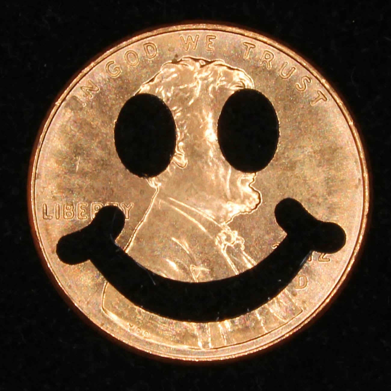 Lucky Penny With Smiley Face Cut Out - Etsy