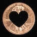 Lucky Penny With Heart Cut Out - Etsy