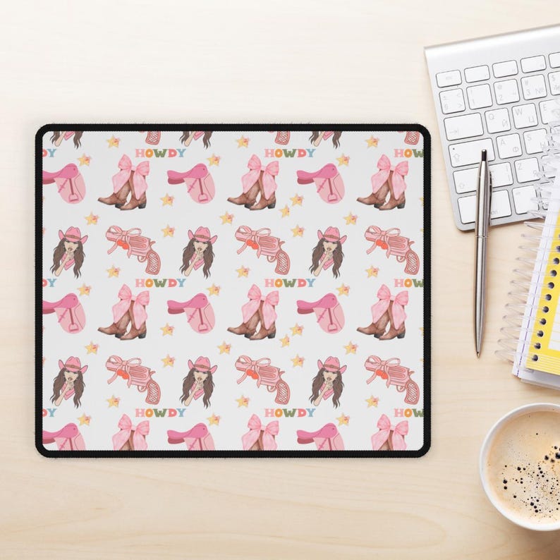 Coquette Cowgirl Gaming Mouse Pad Desk Mat Decoration, Coquette Room ...